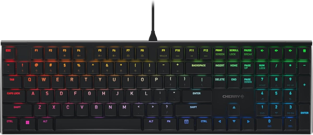 Cherry MX 10.0N RGB Mechanical Keyboard MX Low Profile Speed Switches ...
